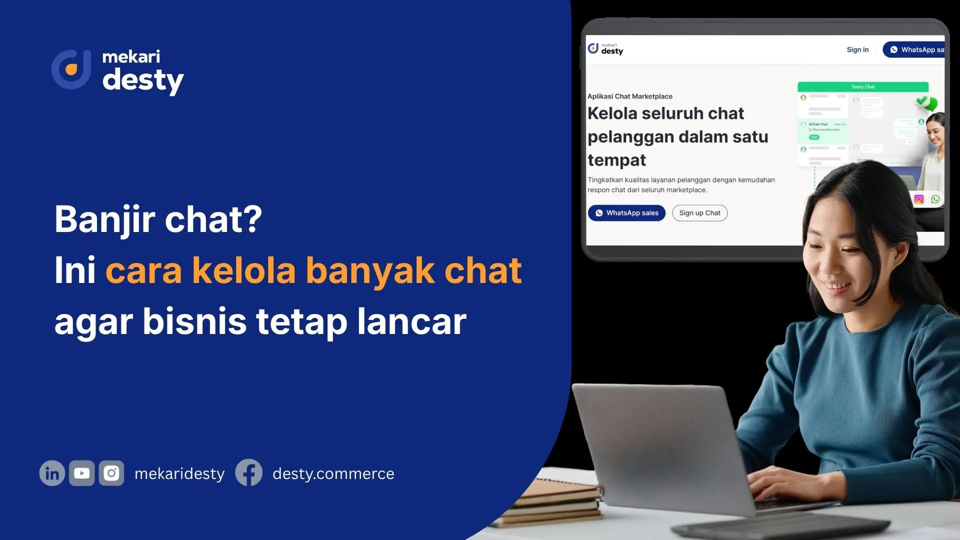 Cara Mengelola Banyak Chat Bisnis Online agar Tak Kewalahan - Mekari Desty