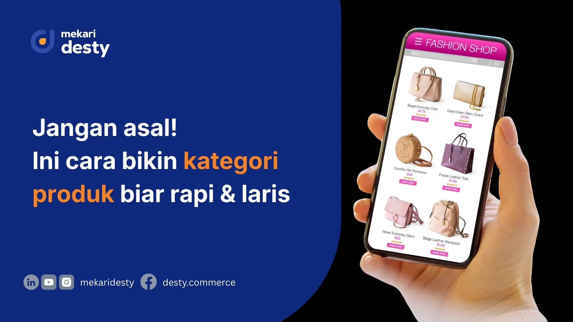 Kategori Produk - Mekari Desty